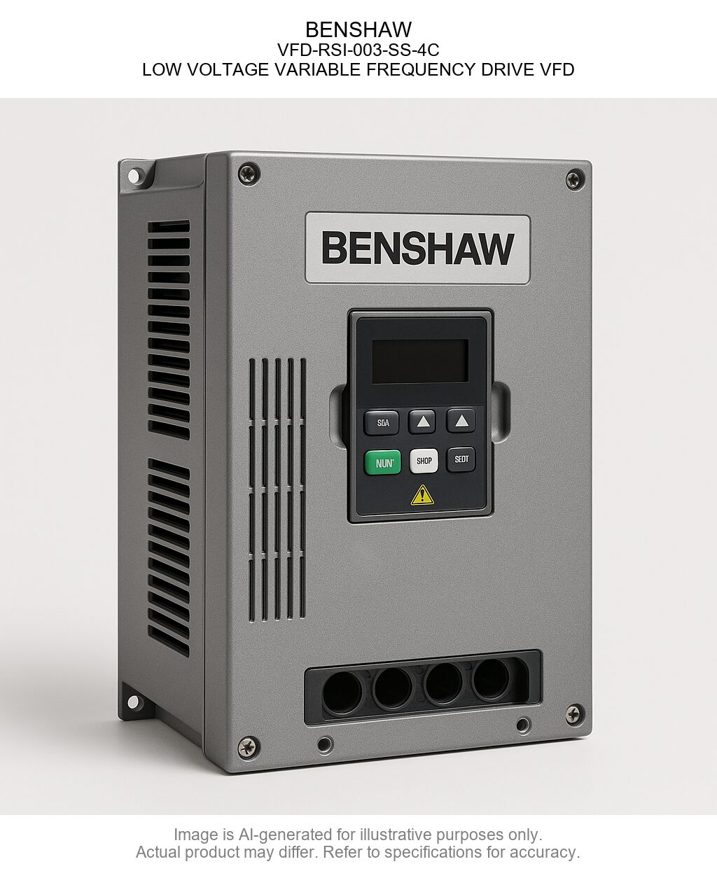 BENSHAW; Variable Frequency Drive-RSI-003-SS-4C; LOW VOLTAGE VARIABLE ...