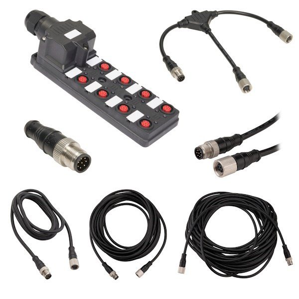 Idem 140212: Connection Box non-contact RFID & coded switches 5M cable