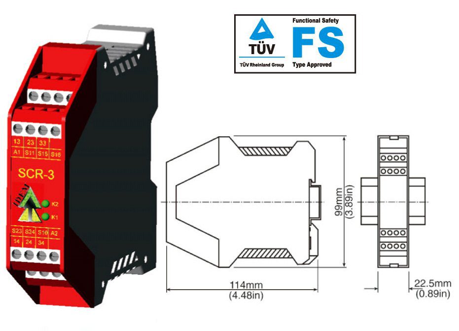 Idem 180004: SCR-3 110V std screw terminals