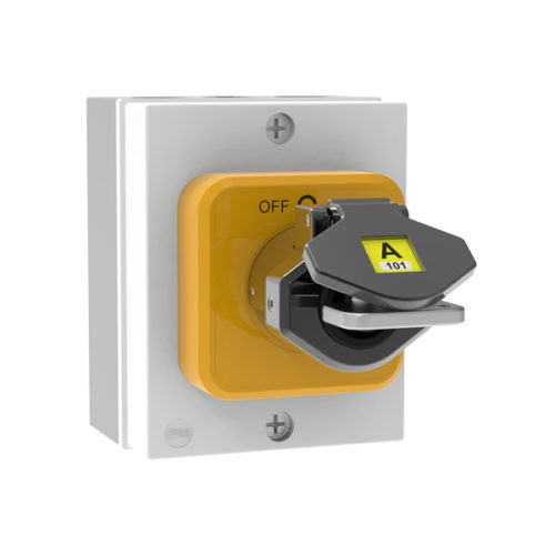 Idem M-ISB1-25: Isolation Switch Box 25A 4 Pole Die Cast Barrel Housing an