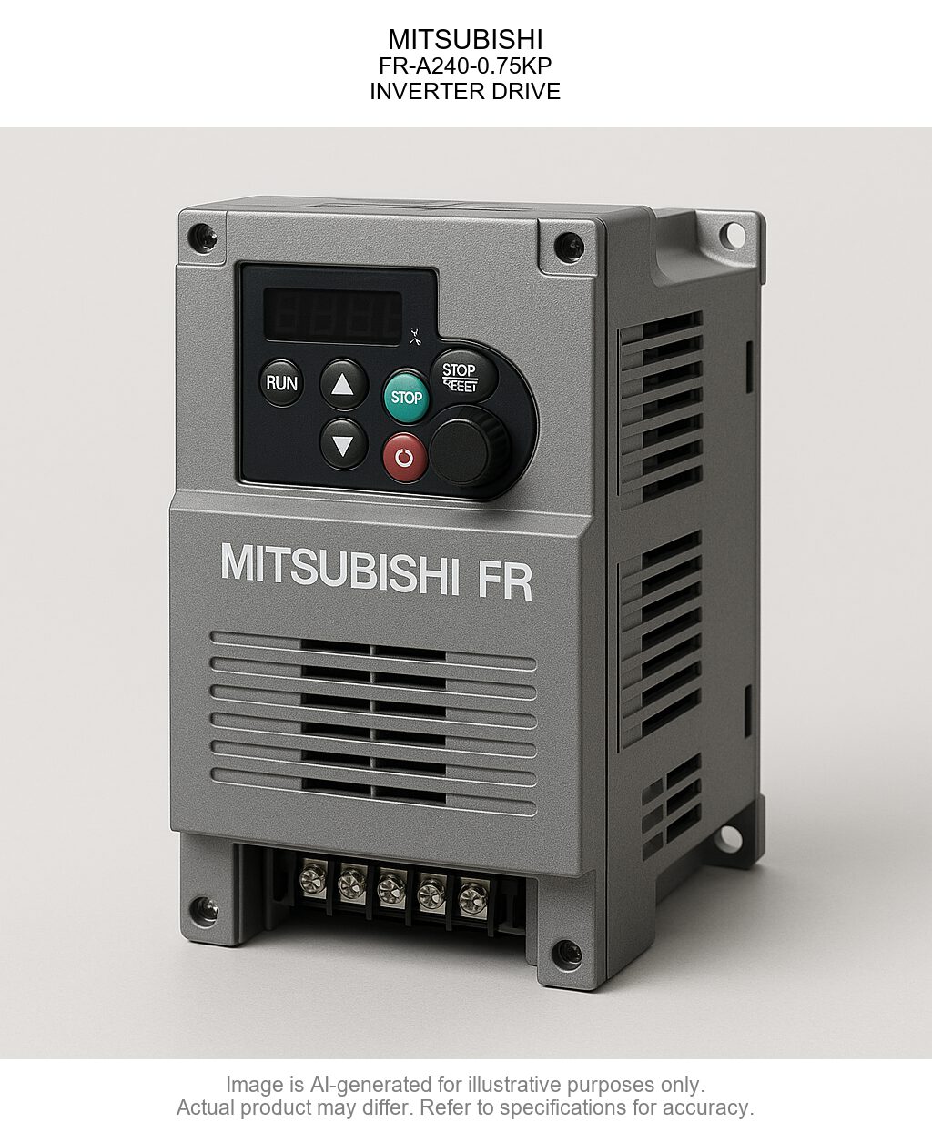 MITSUBISHI; FR-A240-0.75KP; INVERTER DRIVE
