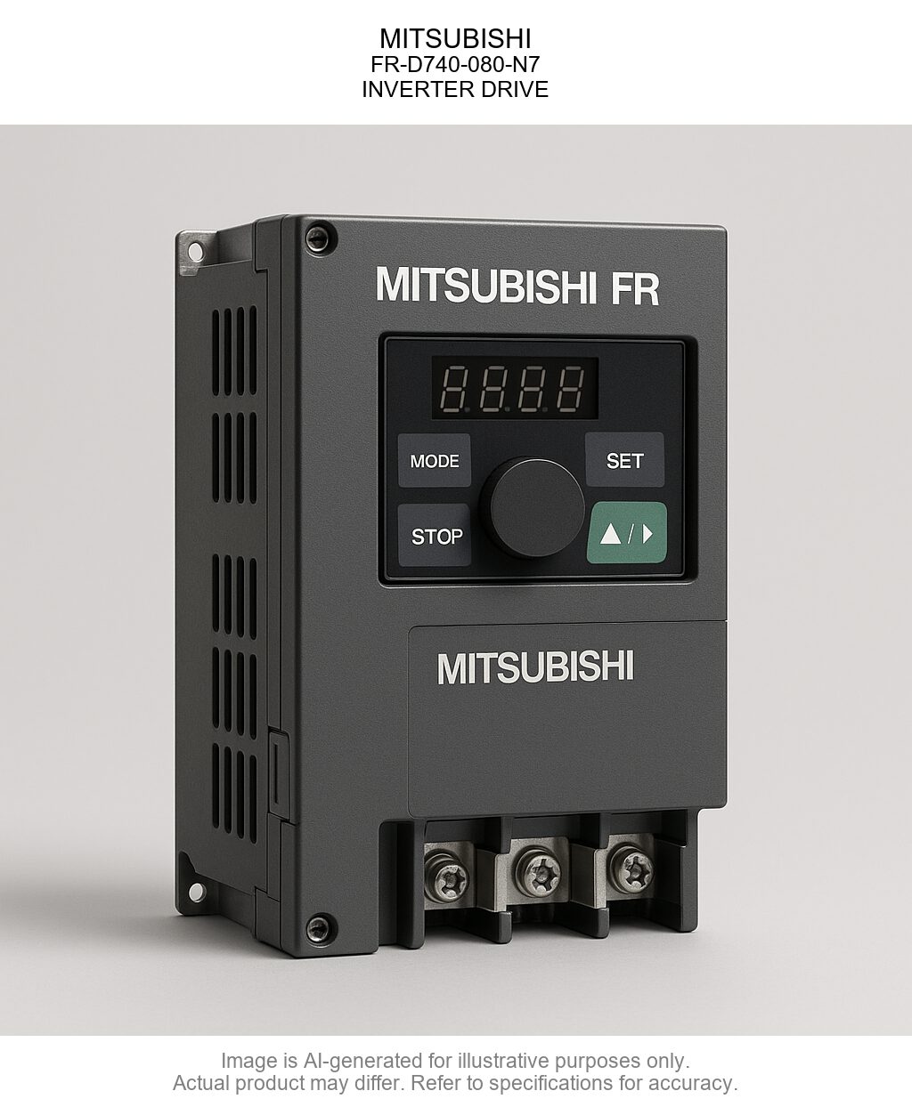 MITSUBISHI; FR-D740-080-N7; INVERTER DRIVE