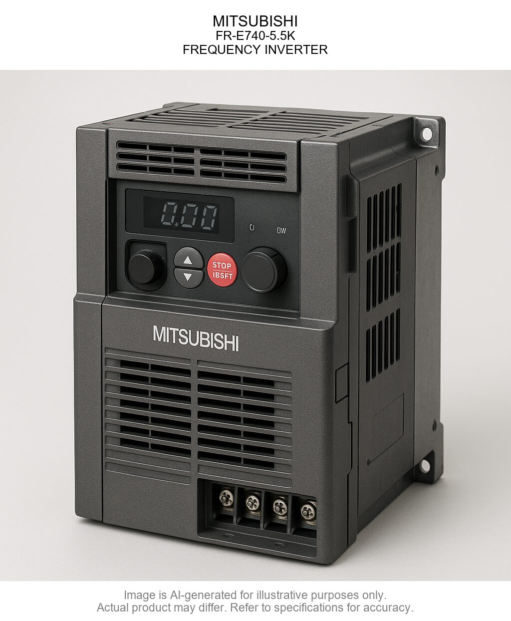 MITSUBISHI; FR-E740-5.5K; FREQUENCY INVERTER
