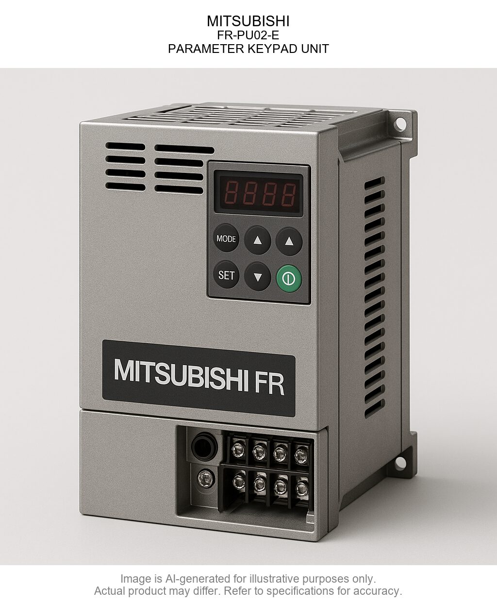 MITSUBISHI; FR-PU02-E; PARAMETER KEYPAD UNIT