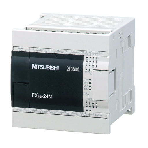 "Mitsubishi FX3G-24MR-ES Base Unit - Advanced PLC Technology"