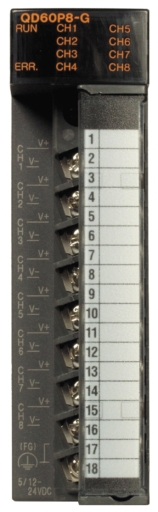 "Mitsubishi QD60P8-G Pulse-Counter Module - 8 Channel, 30kHz"