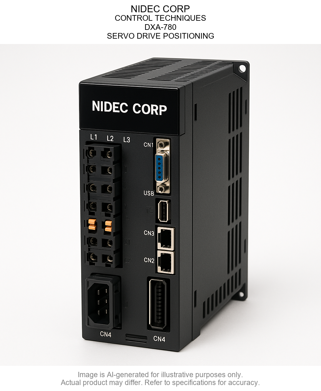 NIDEC CORP; CONTROL TECHNIQUES; DXA-780; SERVO DRIVE POSITIONING
