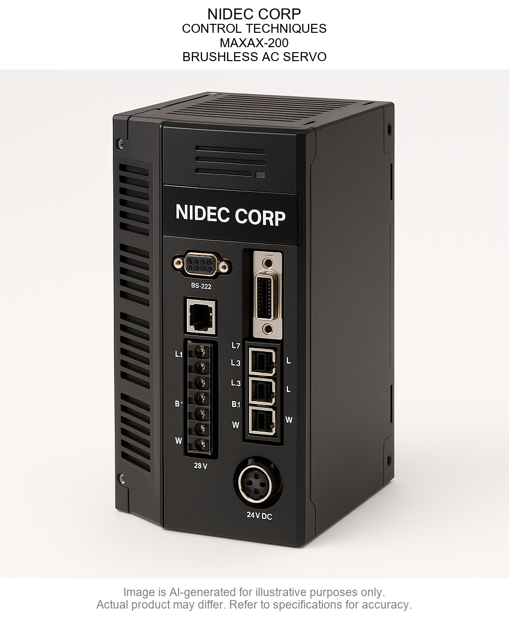 NIDEC CORP; CONTROL TECHNIQUES; MAXAX-200; BRUSHLESS AC SERVO DRIVE