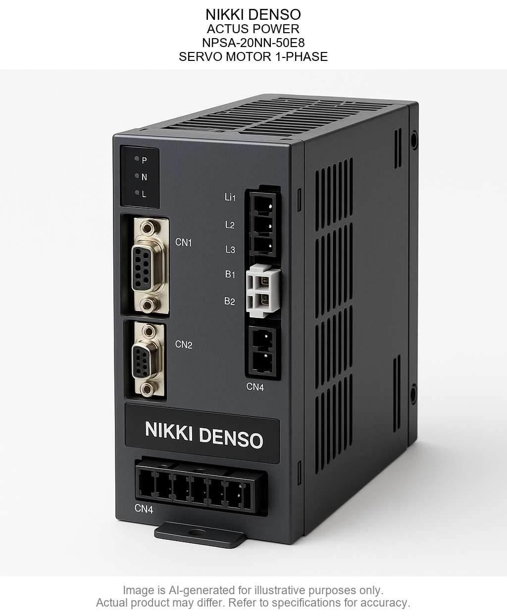 NIKKI DENSO; ACTUS POWER; NPSA-20NN-50E8; SERVO MOTOR 1-PHASE