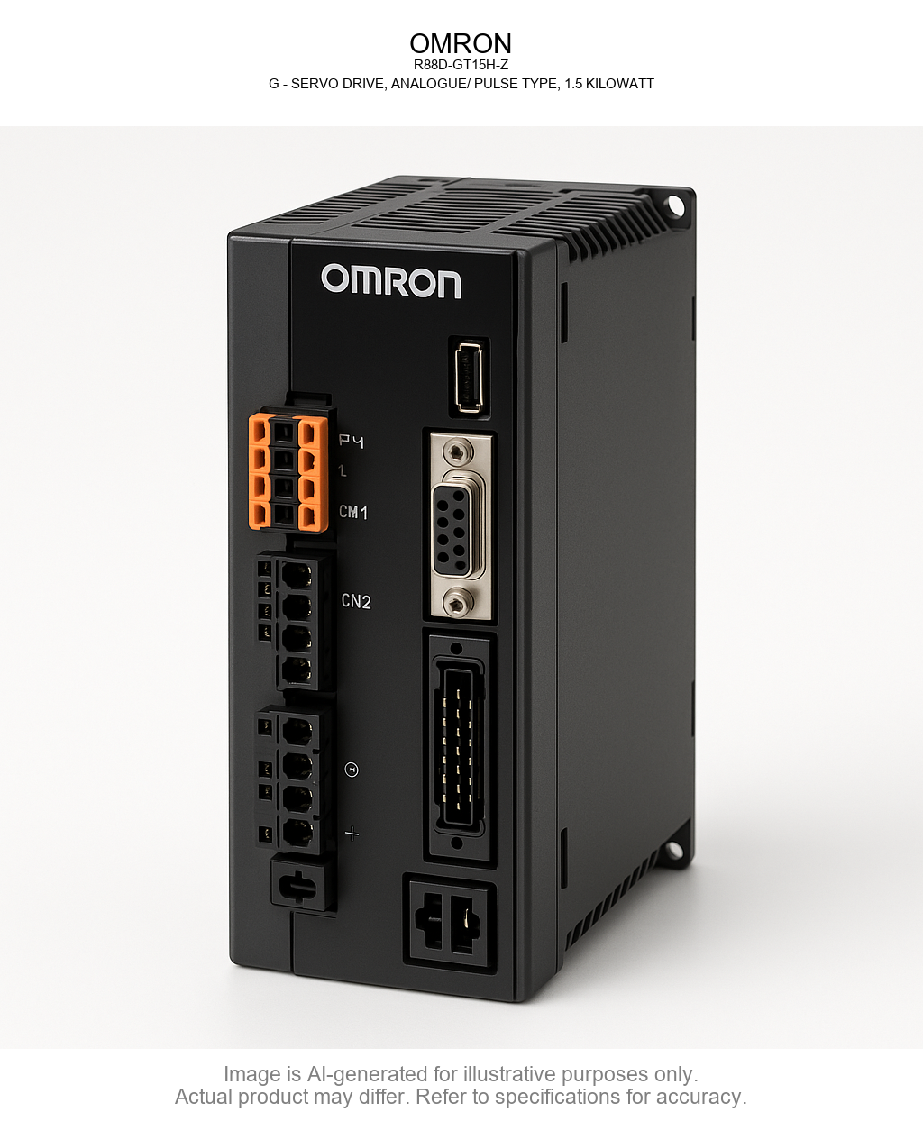 OMRON; R88D-GT15H-Z; G - SERVO DRIVE, ANALOGUE/ PULSE TYPE, 1.5 ...