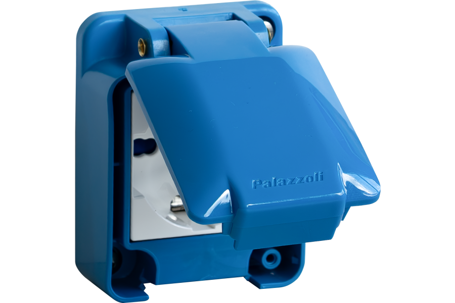 Palazzoli P431252 | TAIS MIGNON SOCKET 2P+E 10/16A 250V PANEL MOUNTING