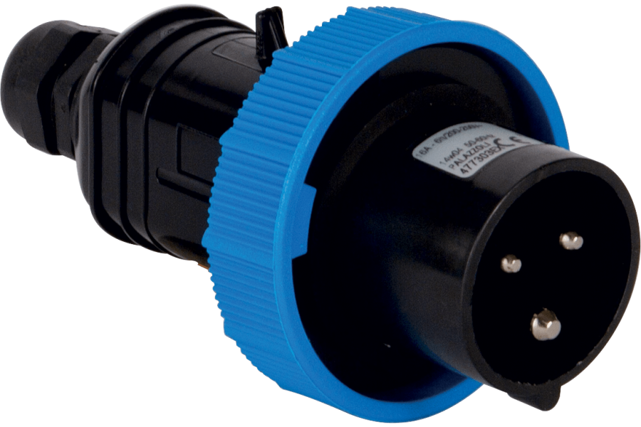 Palazzoli P477527EX | CEE-EX PLUG 63A 3P+N+E 480-500V 50-60HZ 7H 2D 3G