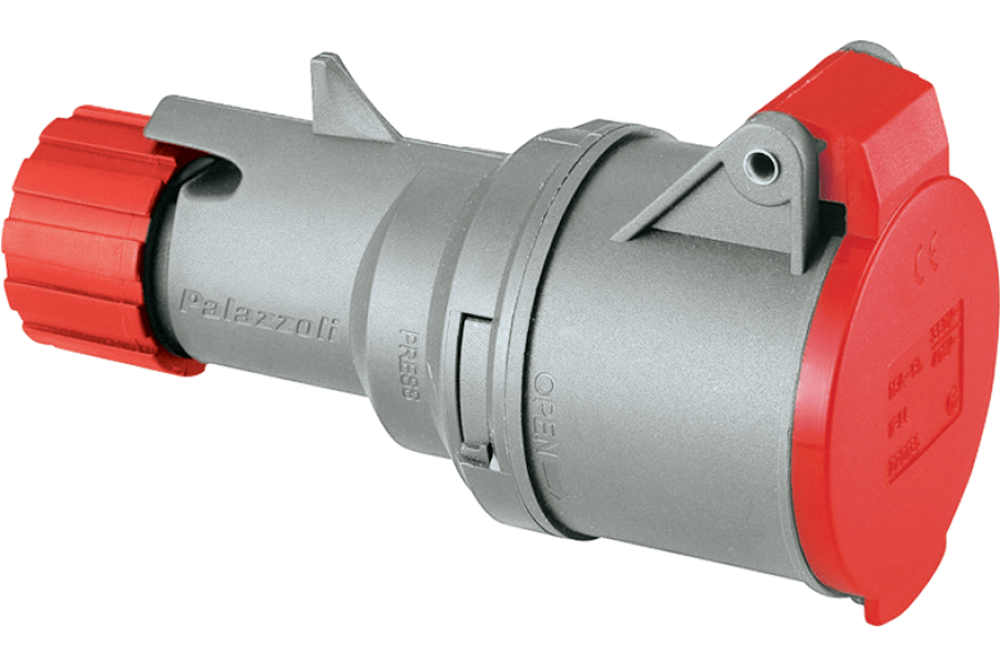 | MULTIMAX STRAIGHT CONNECTOR 32A 3P+E 380-415V 50-60HZ 6H IP44