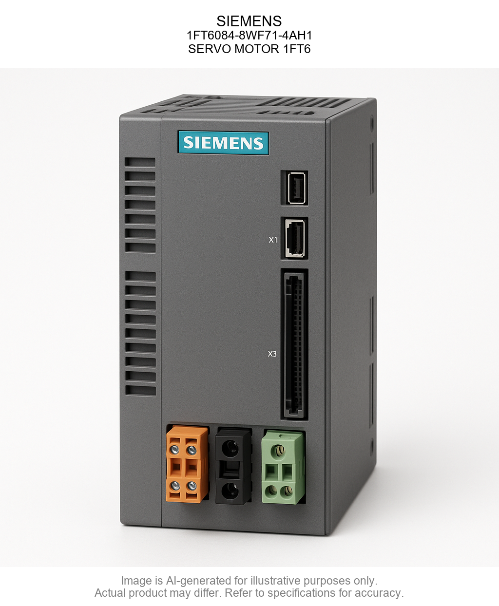 SIEMENS; 1FT6084-8WF71-4AH1; SERVO MOTOR 1FT6