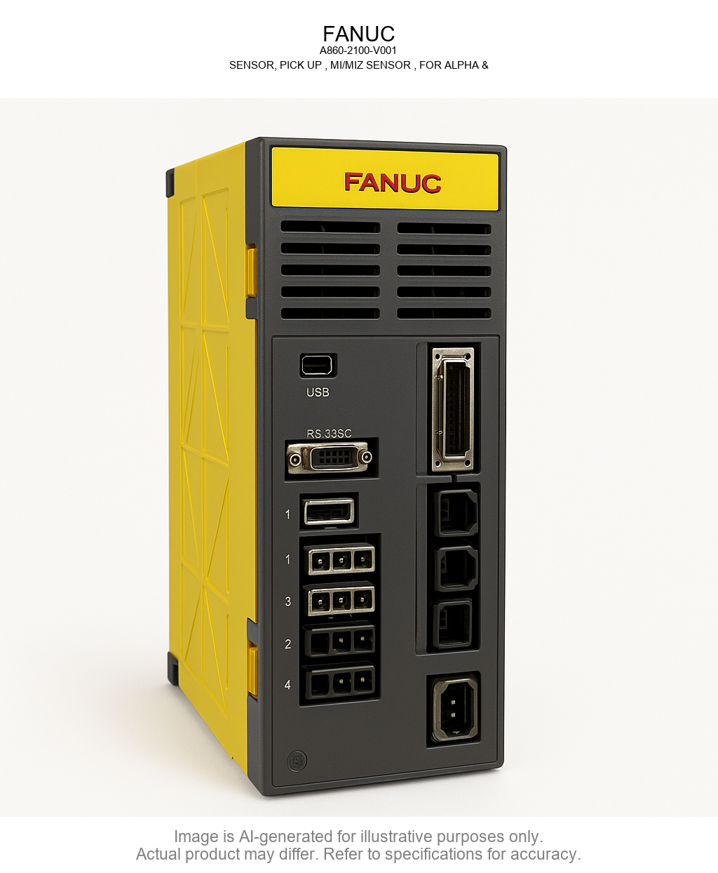 FANUC; A860-2100-V001; SENSOR, PICK UP , MI/MIZ SENSOR , FOR ALPHA ...