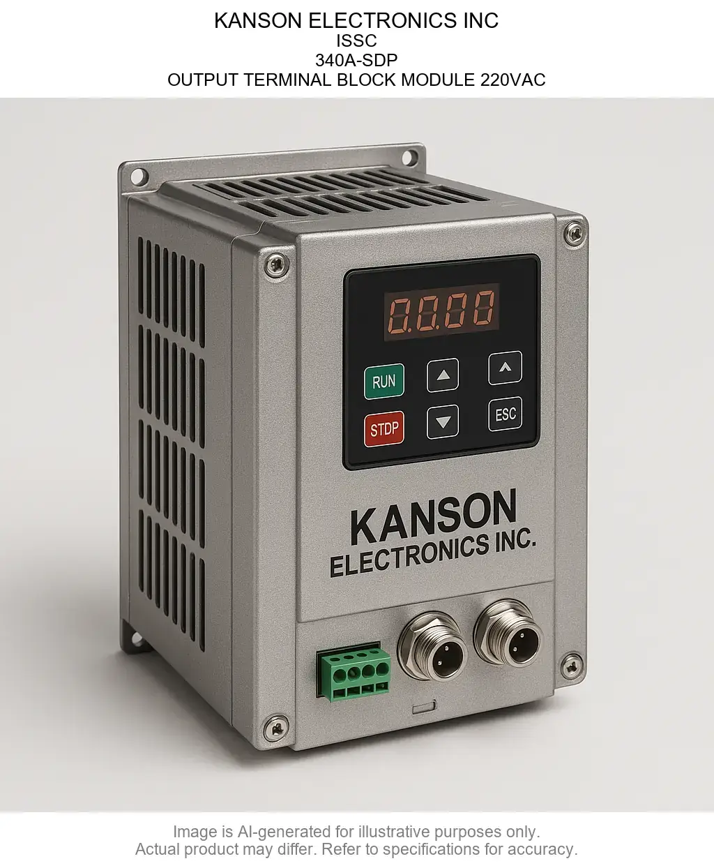 KANSON ELECTRONICS INC; ISSC; 340A-SDP; OUTPUT TERMINAL BLOCK MODULE 220VAC