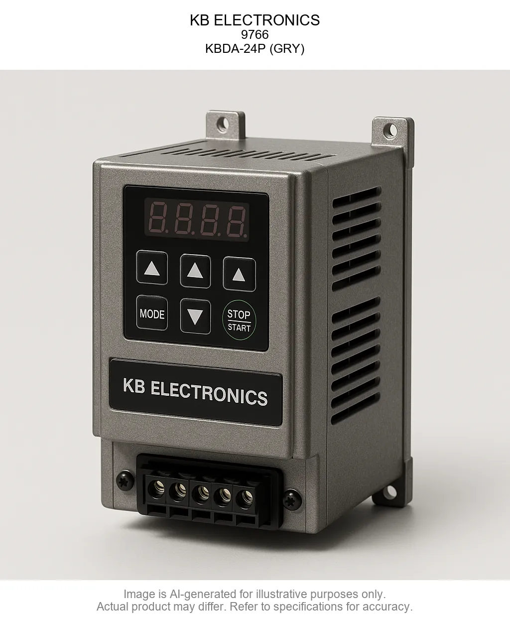 KB ELECTRONICS; 9766; KBDA-24P (GRY)