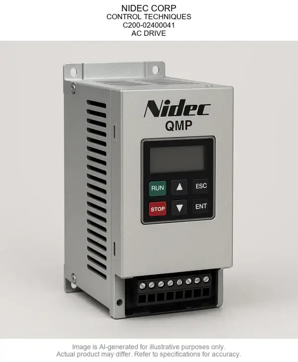 NIDEC CORP; CONTROL TECHNIQUES; C200-02400041; AC DRIVE