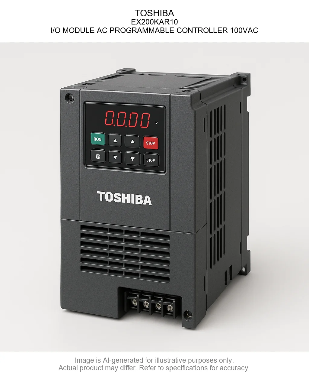 TOSHIBA; EX200KAR10; I/O MODULE AC PROGRAMMABLE CONTROLLER 100VAC