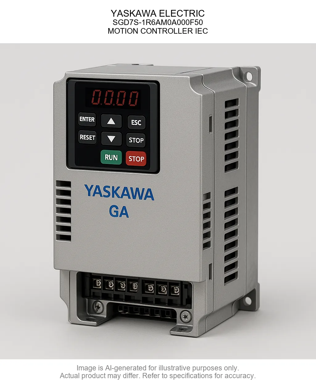 YASKAWA ELECTRIC; SGD7S-1R6AM0A000F50; MOTION CONTROLLER IEC