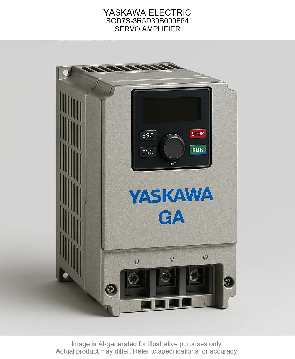 YASKAWA ELECTRIC; SGD7S-3R5D30B000F64; SERVO AMPLIFIER